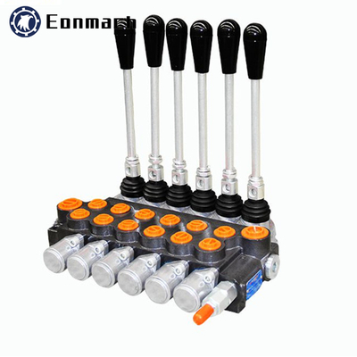 Manual Monoblock Hydraulic Multiple Directional Control Dcv Valve
